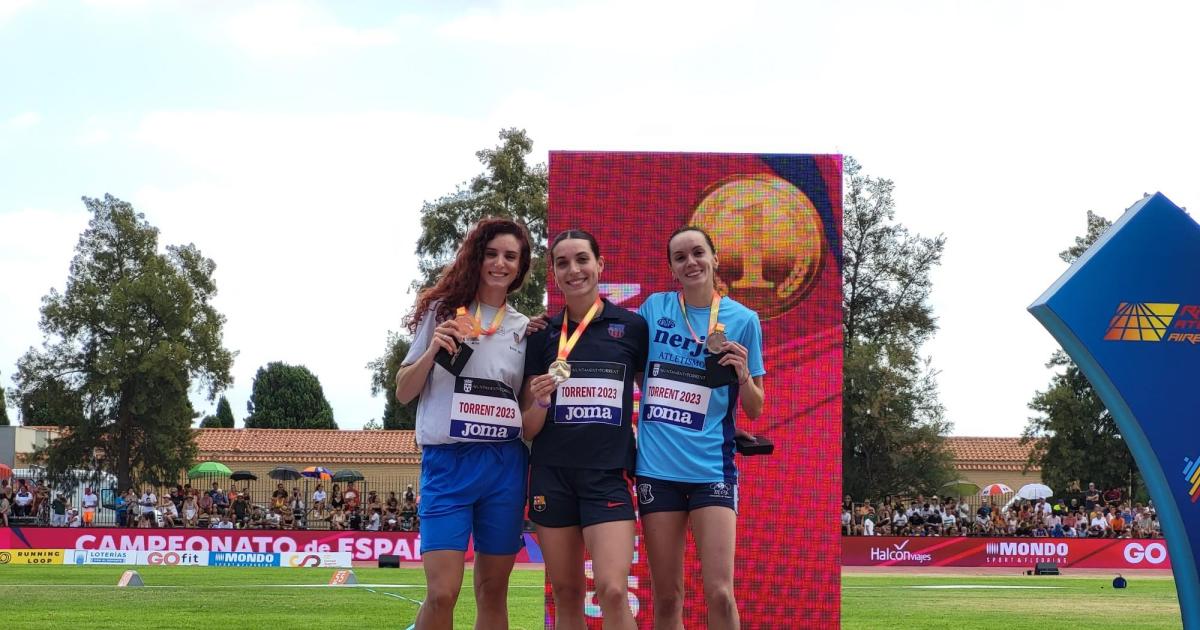 Eva Santidrián revalida su título de campeona de España de 400 metros