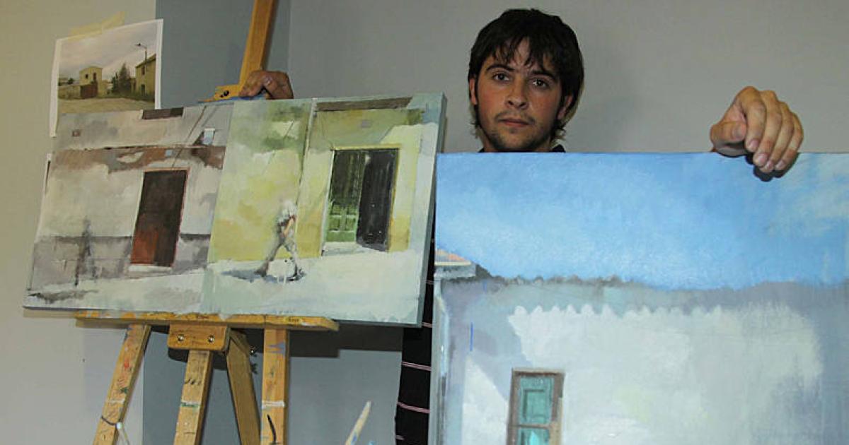 Sebastián Velasco asiste al Curso de Pintores de Segovia