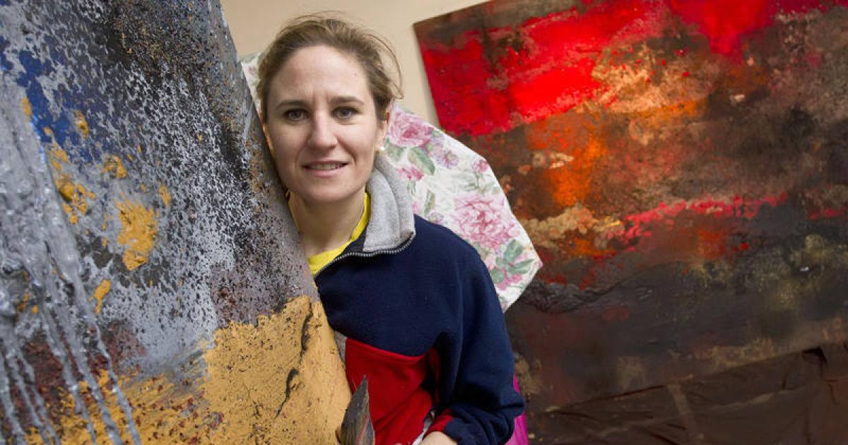 La pintora que desafía a gigantes