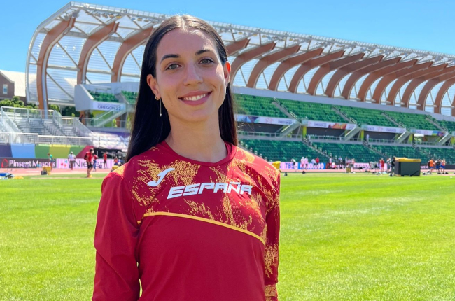 Eva Santidrián, octava de Europa en el 4x400 del Europeo 2022