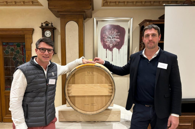 Barricas hechas con piedras volcánicas. La última innovación del vino