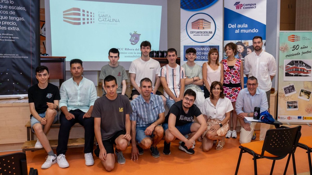 El CIFP Santa Catalina de Aranda acoge el primer WordPress Campus ...