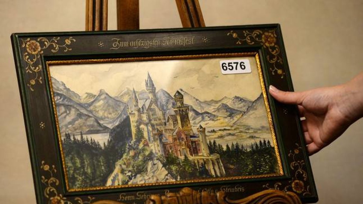 Subastados 14 dibujos y acuarelas de Hitler por cerca de 400.000 euros