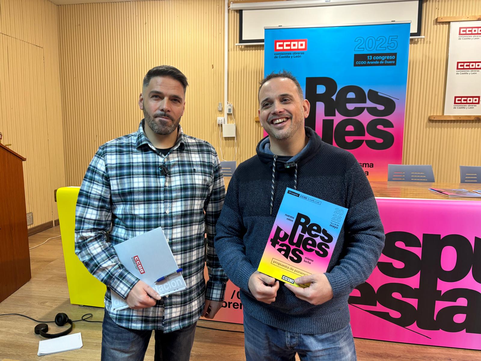 Rubén Ramos, nuevo líder de CCOO en Aranda y la Ribera