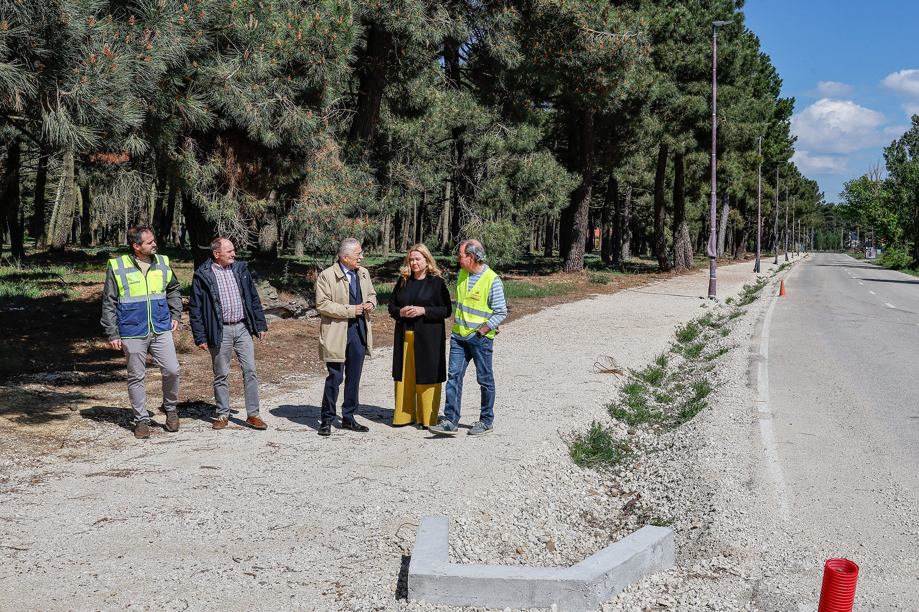 Así avanza la obra de la nueva senda peatonal y ciclista de Burgos ...
